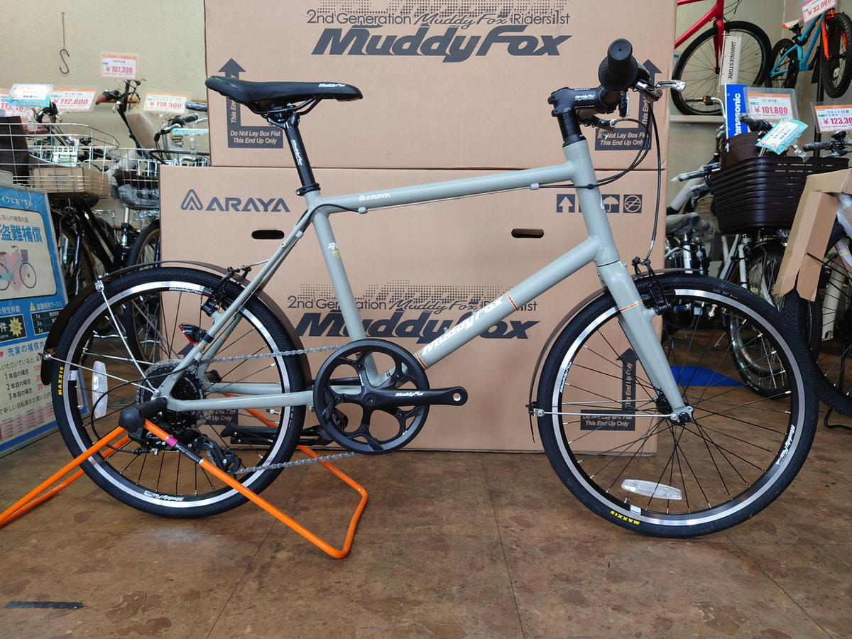 【修学院店】街乗りミニベロとしていかがですか？？マディーフォックス コンパクトMFC - 株式会社きゅうべえ｜京都でスポーツサイクル・自転車専門店、シェアサイクルを展開